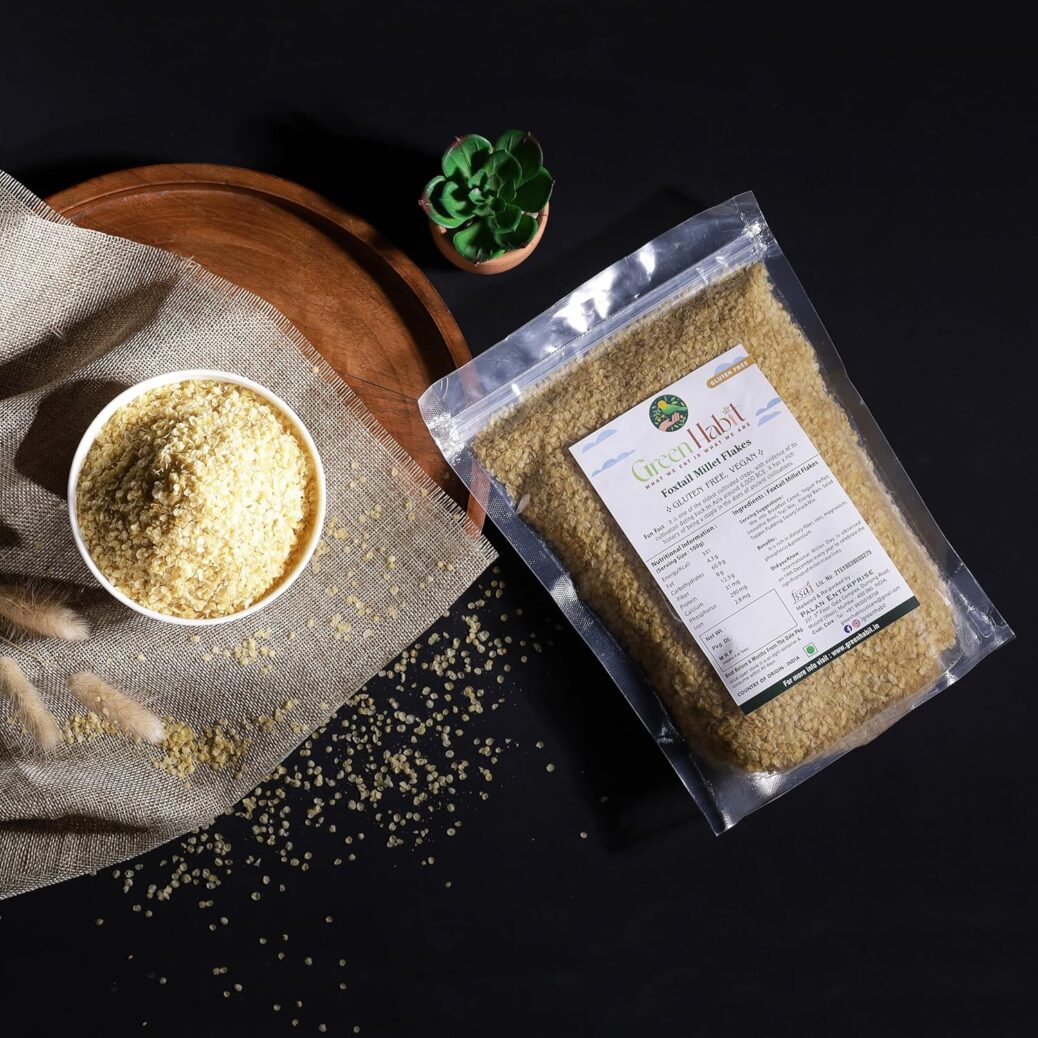 Foxtail Millet Flakes 500g – Nutritious and Gluten-Free Millets Cereals ...